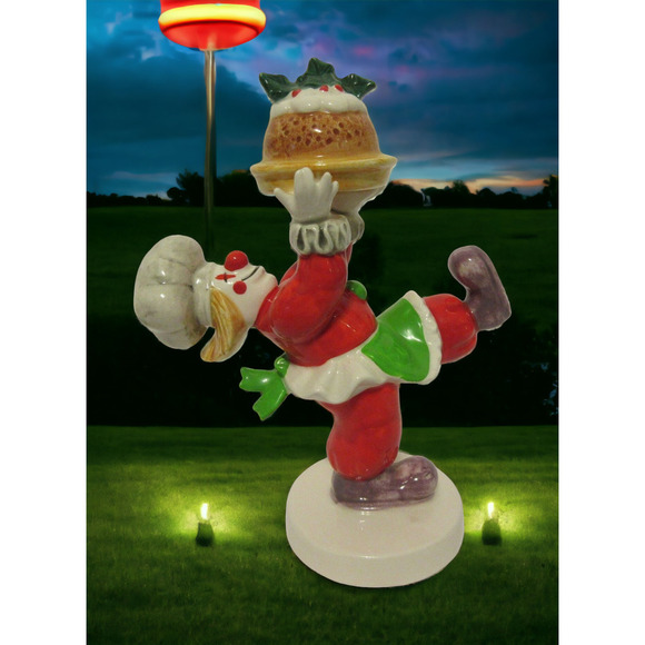 schmidt | Accents | Vintage Schmid 6 Clown Figurine Carrying Balancing ...